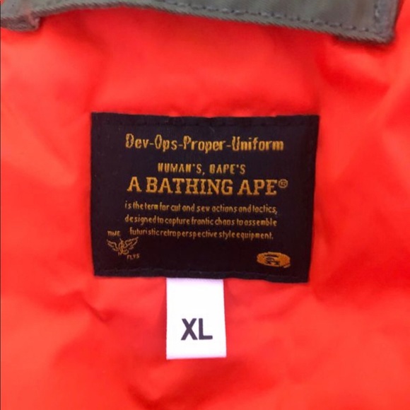 Bape | Jackets & Coats | Authentic Bape Bomber Jacket | Poshmark